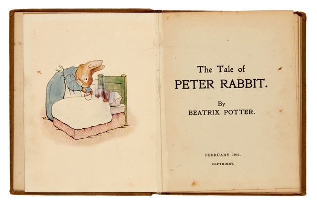 Beatrix Potter The Tale of Peter Rabbit, 1902, first edition, second issue, inscribed by the ...